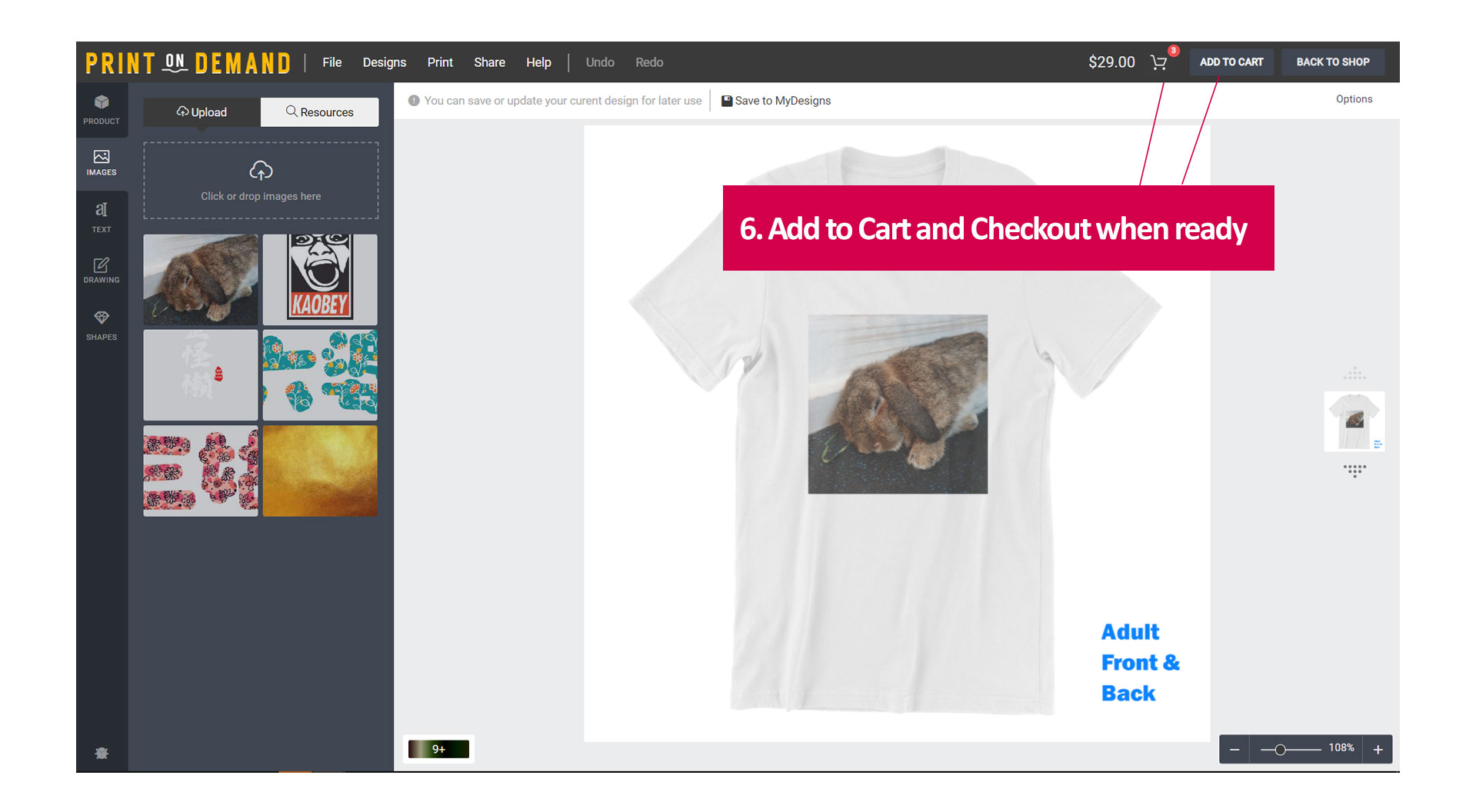 How to Order - Print on Demand