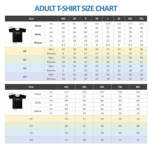 Size Chart - Print on Demand